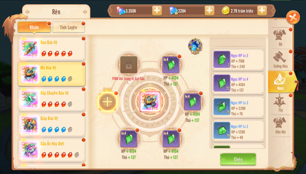 Các hệ thống quan trọng cần phải biết trong game Mật Mã GAIA