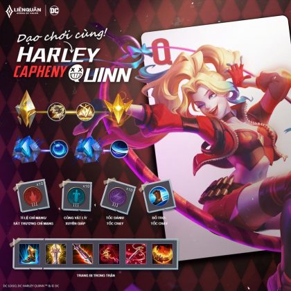 [HOT] Skin Capheny Harley Quinn ra mắt vào ngày 7/12 - VTC Pay Blog