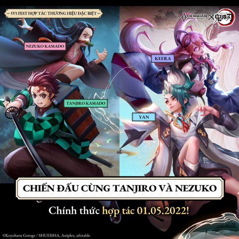 Hợp tác Liên Quân x Demon Slayer: Skin Keera Nezuko, Yan Tanjiro - VTC ...