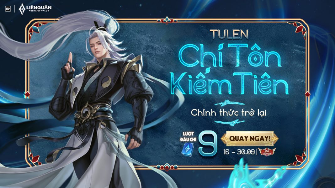 Cách nhận Skin Tulen Chí Tôn Kiếm Tiên bậc SSS cực DỄ