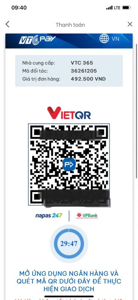 Hướng dẫn tạo mã VietQR bằng VTC Pay dễ dàng, nhanh chóng