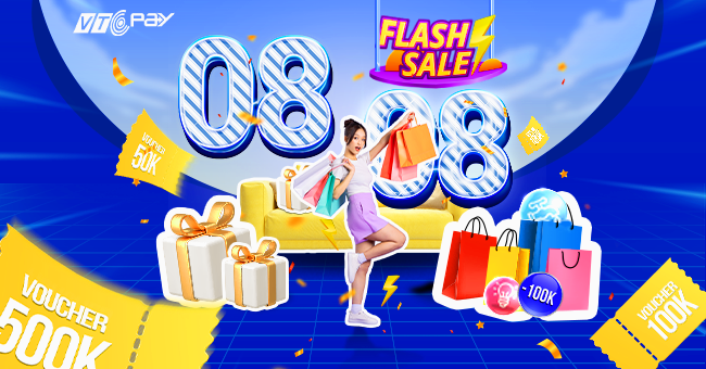 ĐẠI TIỆC FALSH SALE 8/8- SĂN VOUCHER LÊN ĐẾN 100K