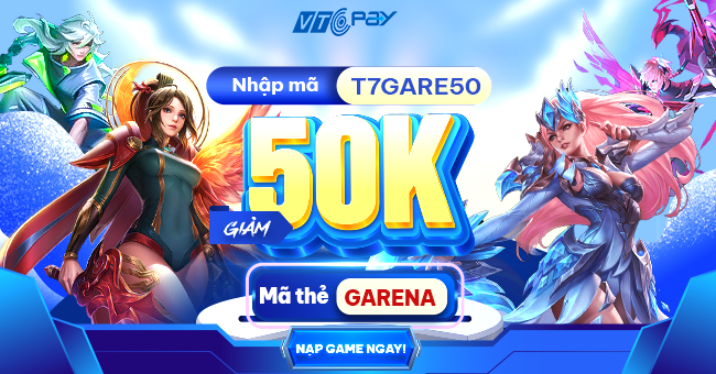 Voucher mã thẻ Garena sale cực chiến - chơi game cực đỉnh